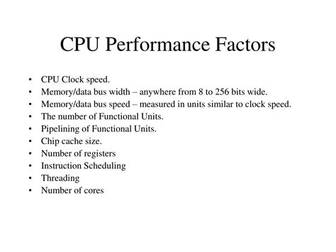 Ppt Understanding Cpu Architecture A Comprehensive Overview