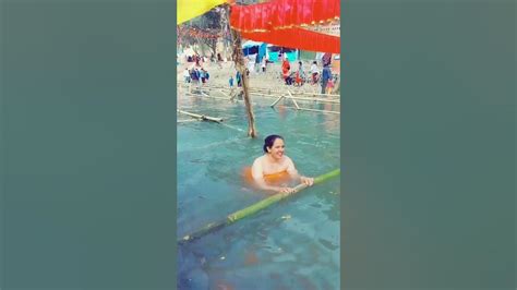 Holy Bath In River Ganga Desi Aunty Life Style Youtube