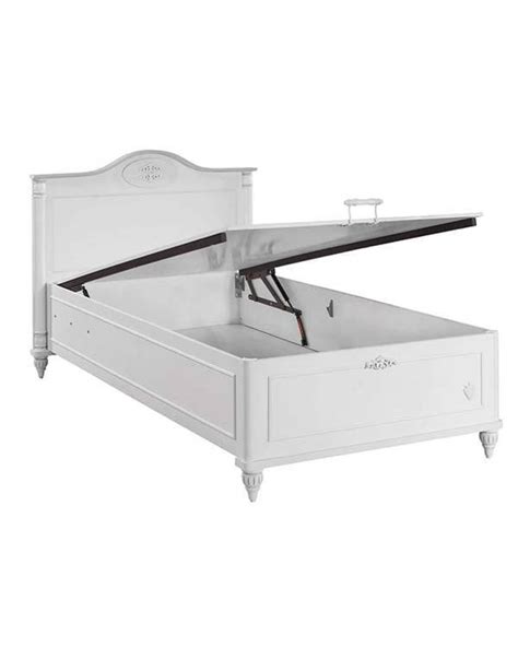 Romantic ΠΑΙΔΙΚΟ ΚΡΕΒΑΤΙ ΜΟΝΟ ΜΕ ΑΠΟΘΗΚΕΥΤΙΚΟ ΧΩΡΟ 118x210xΗ111cm 59407