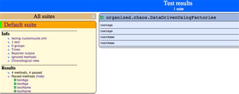 Pretty Printing With Testng Misadventures Of A Castaway Coder