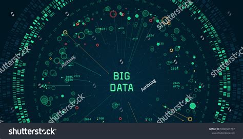 Big Data Visualization Concept Infographics Digital Stock Illustration 1880608747 Shutterstock