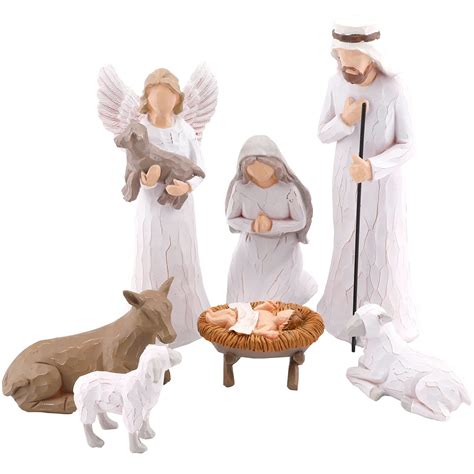 Nativity Set With Figures At Dinah Grant Blog