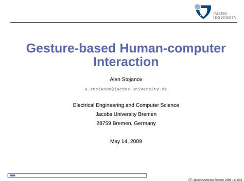 Pdf Gesture Based Human Computer Interaction Dokumentips