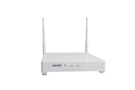 White Wireless Router With Two Antennas 49216262 Png