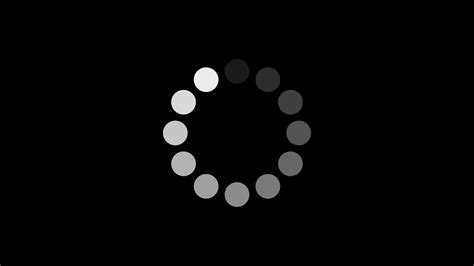 Animation Loading Circle On Black Background 20153787 Stock Video At Vecteezy