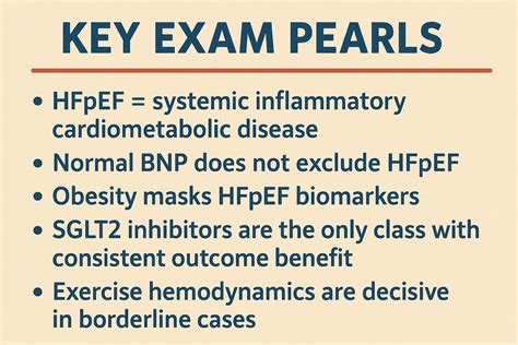 Heart Failure With Preserved Ejection Fraction Hfpef Medicine