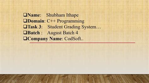 Shubham Ithape On Linkedin Connections Codesoft Cpp Internship2023