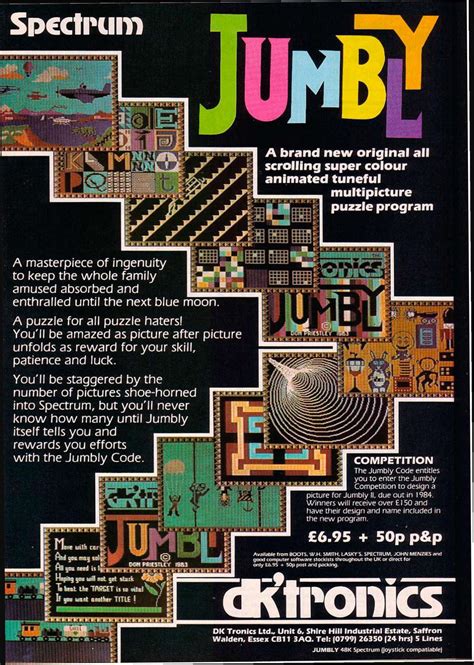 Jumbly 2 Zx Spectrum Games That Werent