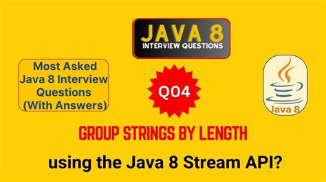 Java Interview Questions And Answers Q4 Group Strings By Length Using