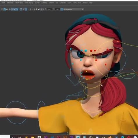 Rig3d 3d Character In Maya 3d Character Rigging 3d Character Model By