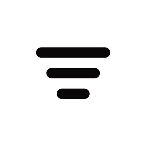 filter funnel order sort sorting icon download on iconfinder