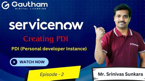 Creating ServiceNow PDI Episode 2 Create Free ServiceNow Developer Instance ServiceNow
