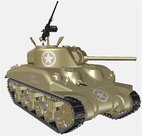 М4А1 Шерман американский средний танк комплектная модель