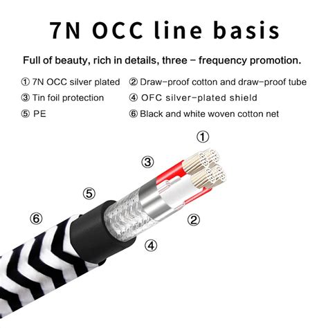 Hifi Usb Dac Cable High Quality 7n Occ Silver Plating Type A To Type B