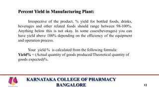 QC QA CALCULATION OF YIELD PPTX
