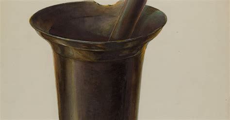 Mortar And Pestle By Gerald Transpota