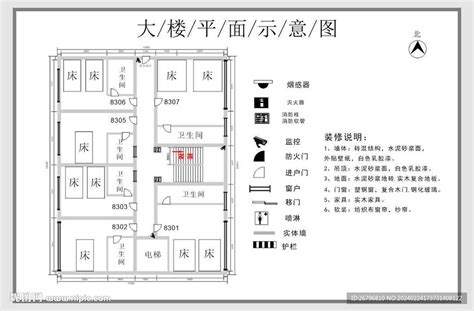 楼层平面示意图设计图 其他 广告设计 设计图库 昵图网