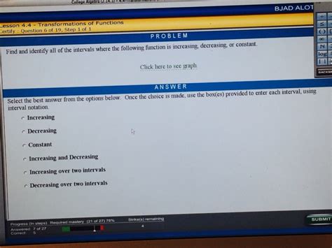lesson 4 4 transformations or functions certify
