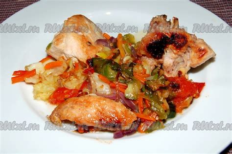 Рецепт овощного рагу с курицей 7 фото в рецепте