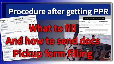 How To Fill Vfs Global Consent Form Courier Form How To Schedule Passport Pick Up Vfs Global