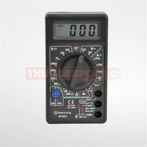 Mini Digital Multitester Test Equipment Thunderpole