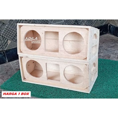 Jual Box Speaker 4 Inch Line Array Dobel Tweeter Kotak Shopee Indonesia