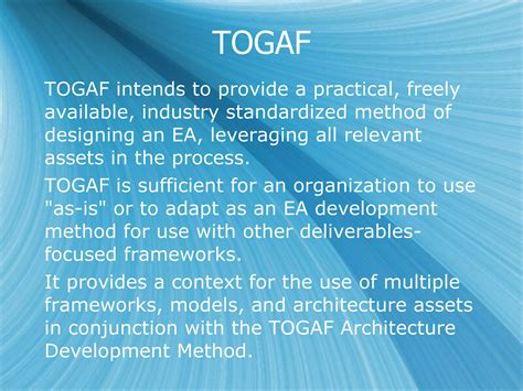 What Is An Architectural Framework Ppt