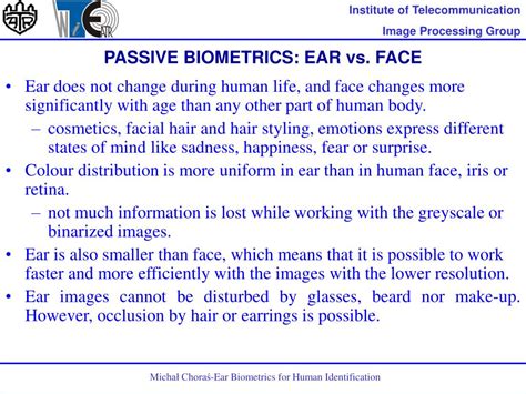 Ppt Ear Biometrics For Human Identification Based On Image Analysis Powerpoint Presentation