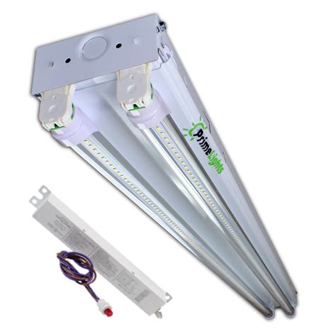 4 Foot 2 Lamp Shop Light With Emergency Battery Backup Made In The Usa