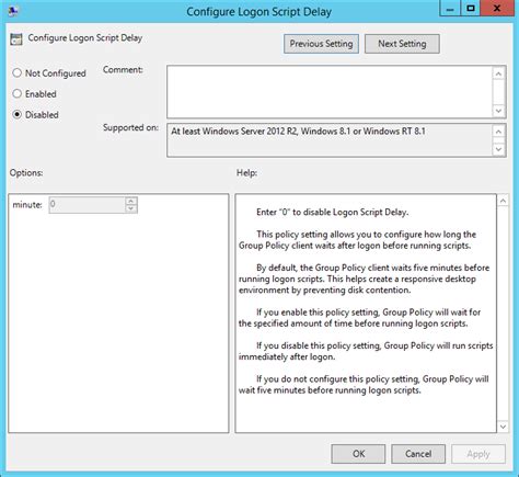 Windows 81 Windows Server 2012 R2 Group Policy User Login Scripts Are Delayed By Default