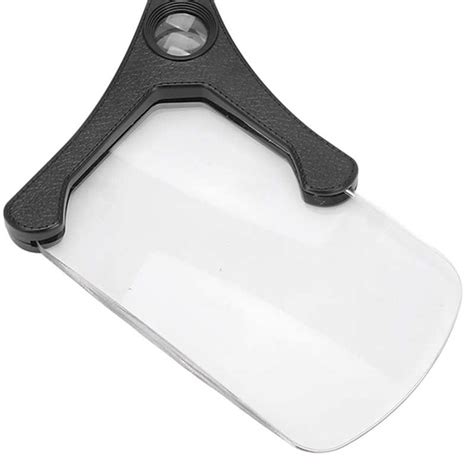 Led Page Magnifier Lighted Magnifying Glass Clear Grandado
