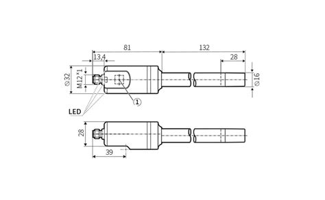 Level Sensor For Point Level Monitoring Mm Probe AF