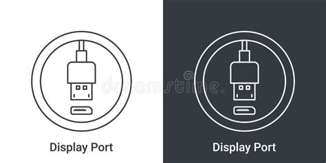Displayport Stock Illustrations 329 Displayport Stock Illustrations Vectors Clipart