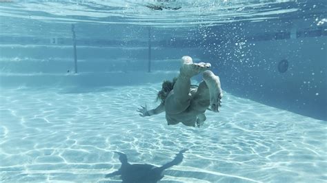 Joy Swimming At Hotel Naked