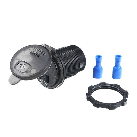 Qc Usb Autolader Stopcontact Led Digitale Voltm Vicedeal