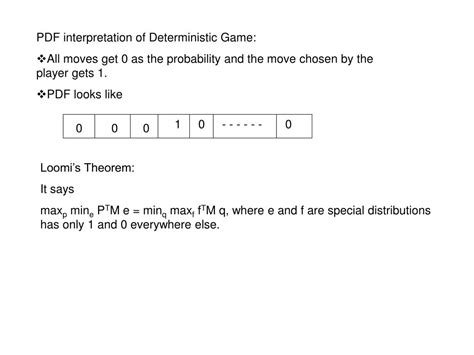 Ppt Minimax Principle In Game Theory Powerpoint Presentation Free