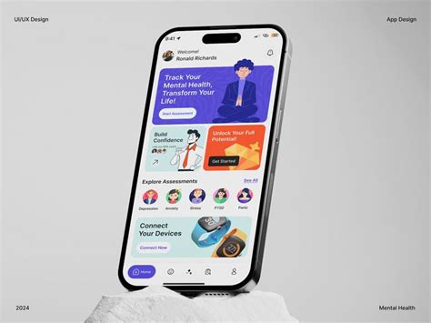 Mental Health Tracker Mobile App Ui Design In 2025 Health App Design