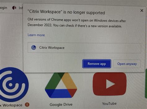 Is Workspace Chrome Extension No Longer Supported What Is Replacement R Citrix