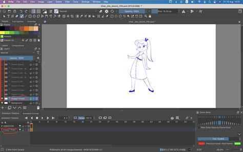 HOW TO CONVERT PHOTOSHOP LAYERS Into KRITA ANIMATION Nadine Kovalchuk