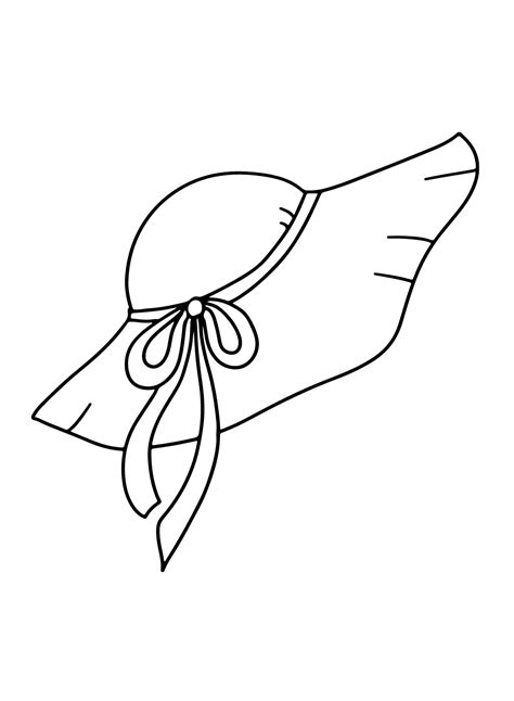 Hat Coloring Pages To Print Free Printable Coloring Pages
