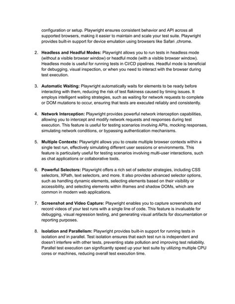 Playwright For Test Automation A Step By Step Guidepdf