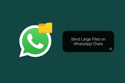 How To Send Large Files On WhatsApp Without File Size Limitations MashTips