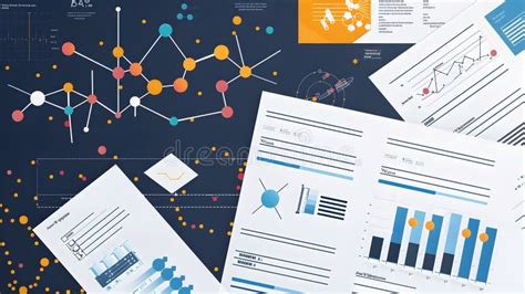 Scientific Journal Cover With Molecular Graphics Stock Illustration Illustration Of Research