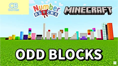 Numberblocks To Built With Unusual Blocks Numberblocks Minecraft YouTube