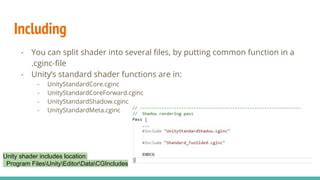 Shaders In Unity PDF D Graphics Computer Software And Applications