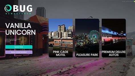RELEASE Bug Infinity UI Package Loading Screen Multicharacter Spawn Selector Pause Menu