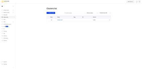 How Do I Create A Kubernetes Cluster In The Serverspace Control Panel How Do I Create A Kubernetes Cluster In The Serverspace Control Panel
