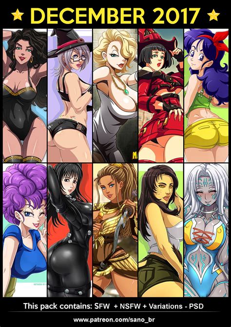 December Content Pack By Sano Br Hentai Foundry