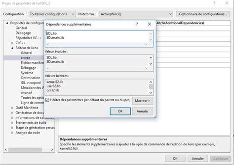 [résolu] Erreur Projet Sdl Avec Visual C Erreur Lnk2019 Symbole Externe Non Résolu Par