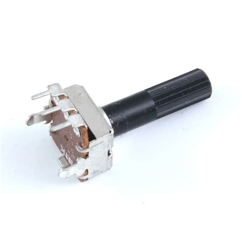 Vertical Mount Potentiometer Plastic Shaft With Thread Horizontal